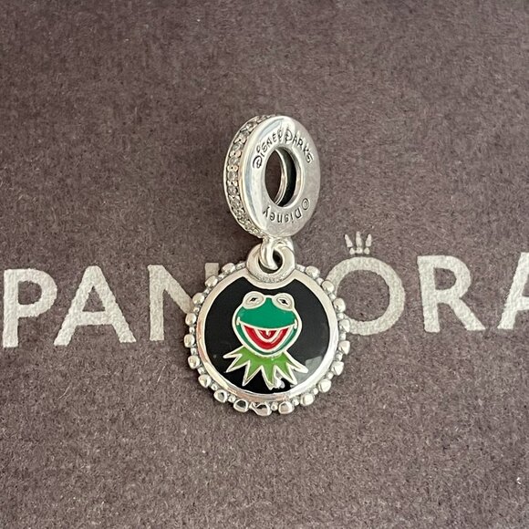 Pandora | Jewelry | Pandora Disney Muppets Kermit Dangle Charm | Poshmark